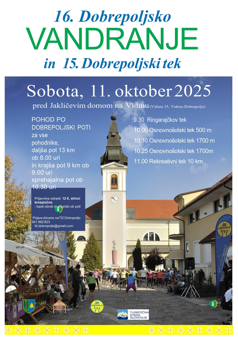 16. Dobrepoljsko VANDRANJE in 15. Dobrepoljski tek - dobrepolje.si